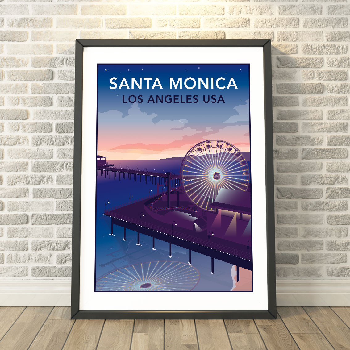 Santa Monica Pier Print – Tabitha Mary