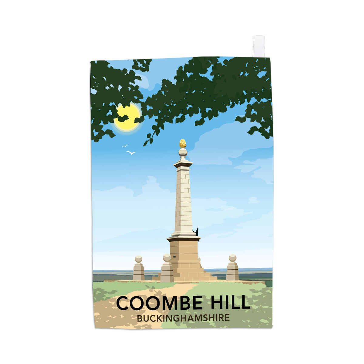 Coombe Hill Tea Towel – Tabitha Mary