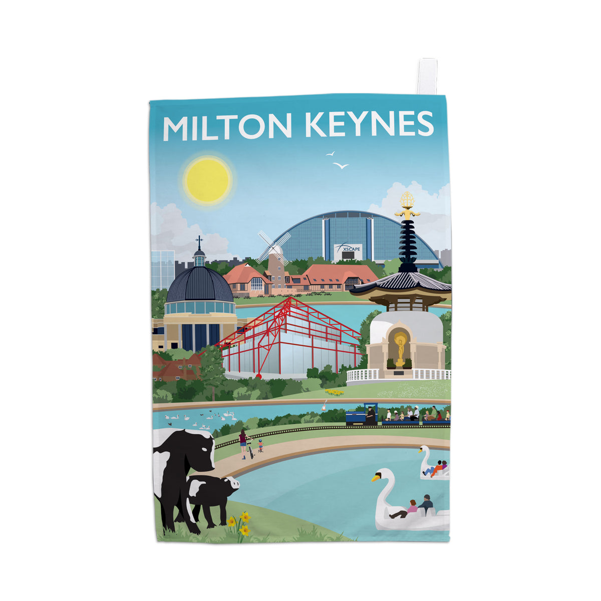 Milton Keynes Tea Towel – Tabitha Mary