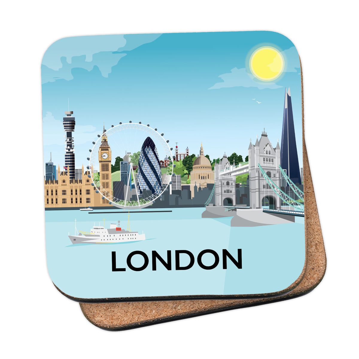 London skyline Coaster – Tabitha Mary