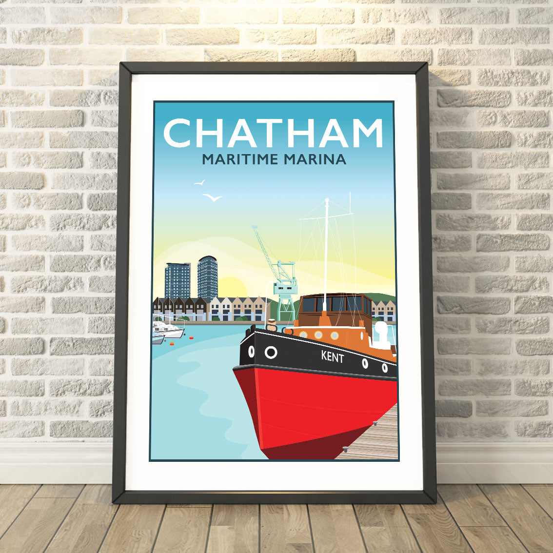 Chatham Marina Print – Tabitha Mary ltd