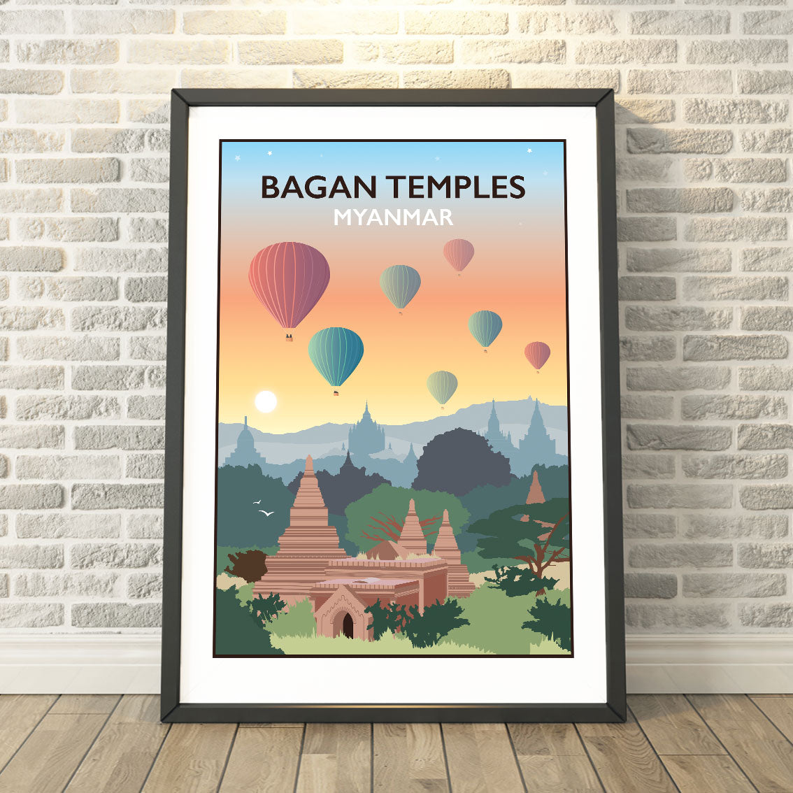 Bagan Temples Print – Tabitha Mary ltd