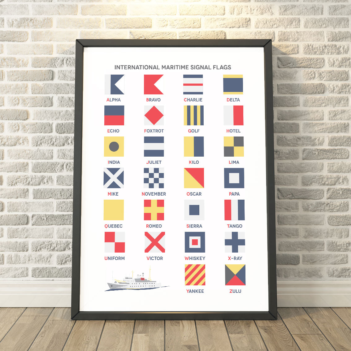 Maritime Signal Flags Print – Tabitha Mary
