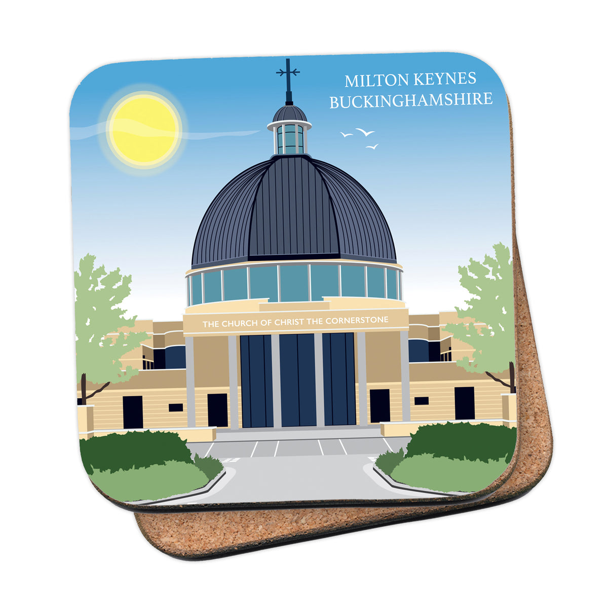 Christ the Cornerstone Coaster – Tabitha Mary