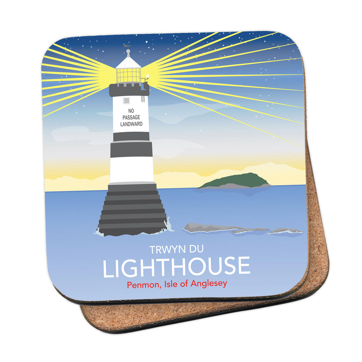 Penmon Lighthouse Coaster – Tabitha Mary