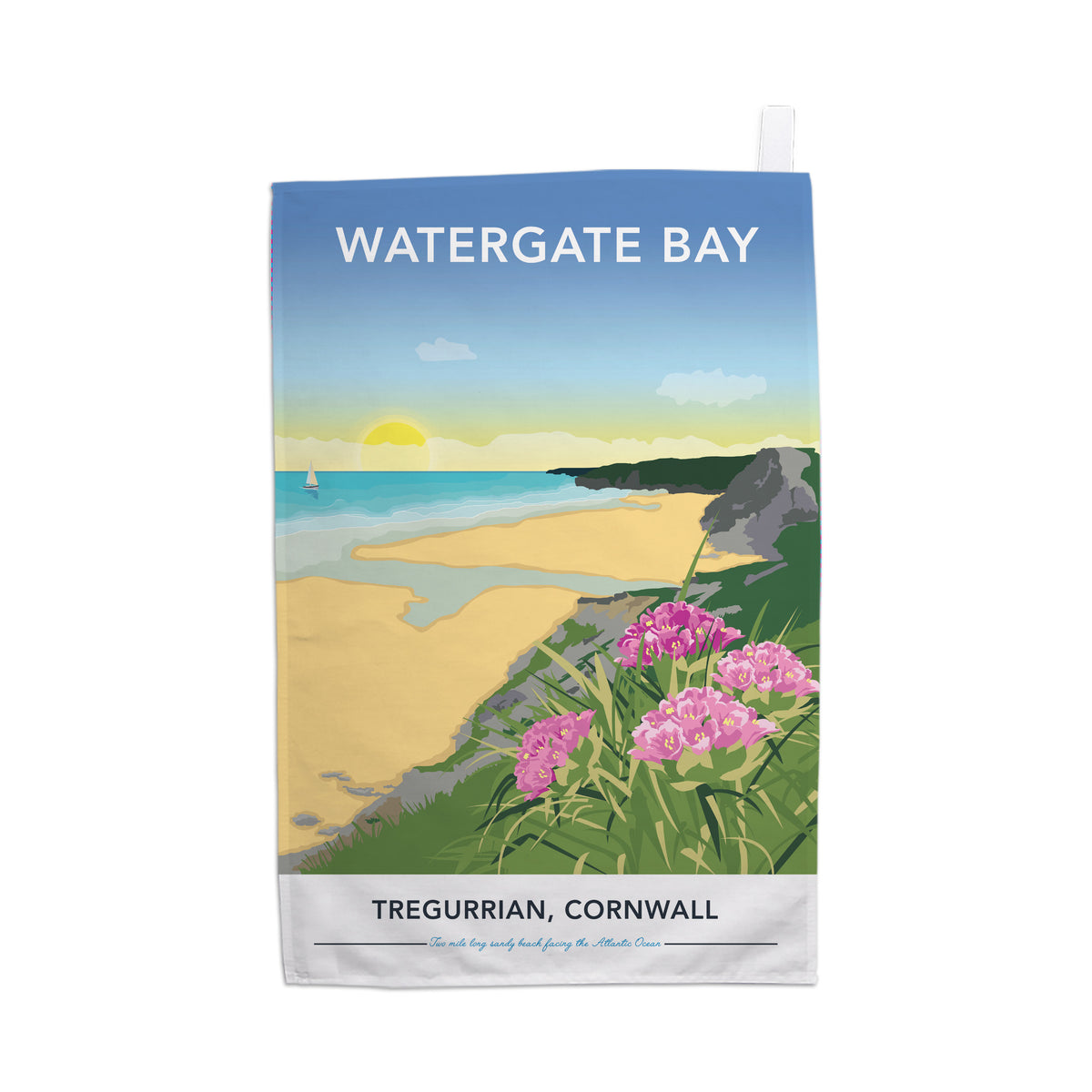 Watergate Bay Tea Towel – Tabitha Mary