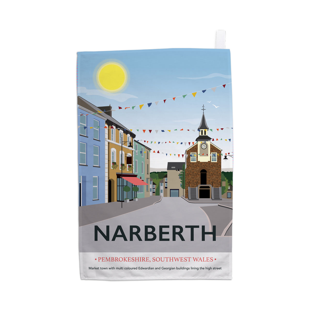 Narberth Tea Towel – Tabitha Mary