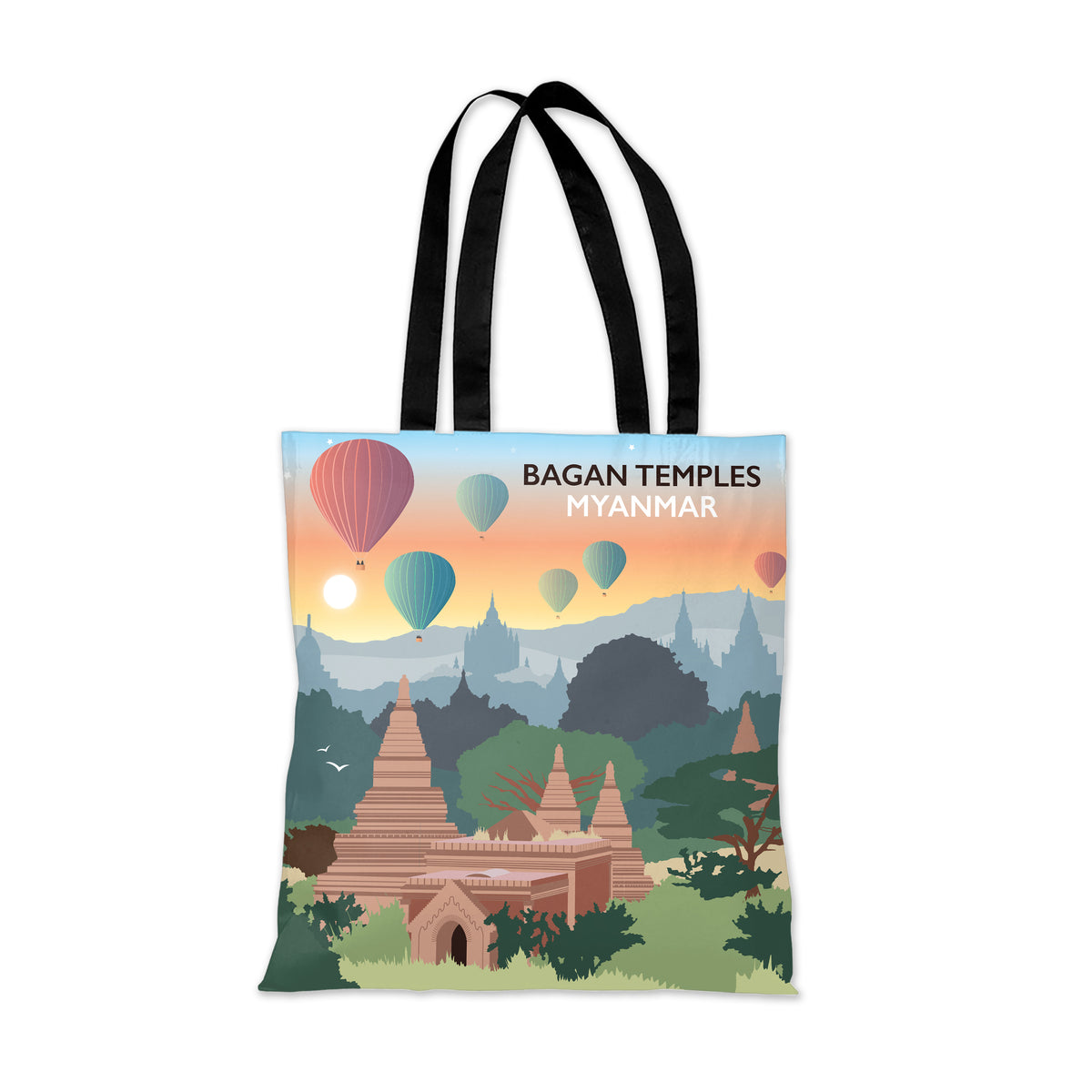 Bagan Temples Tote Bag – Tabitha Mary