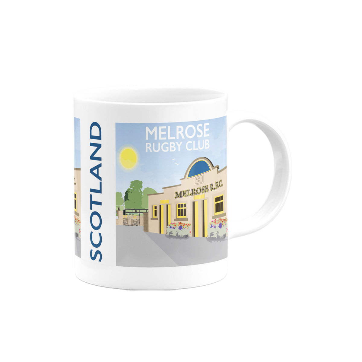 Melrose Rugby Club Mug – Tabitha Mary