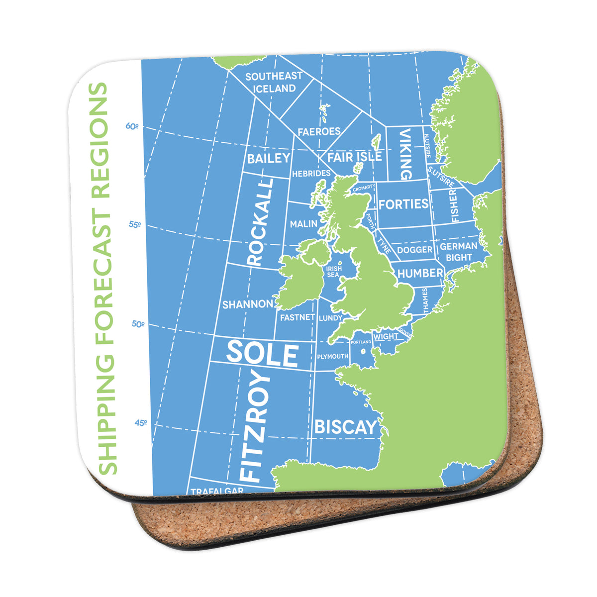 Shipping Forecast Regions Coaster – Tabitha Mary