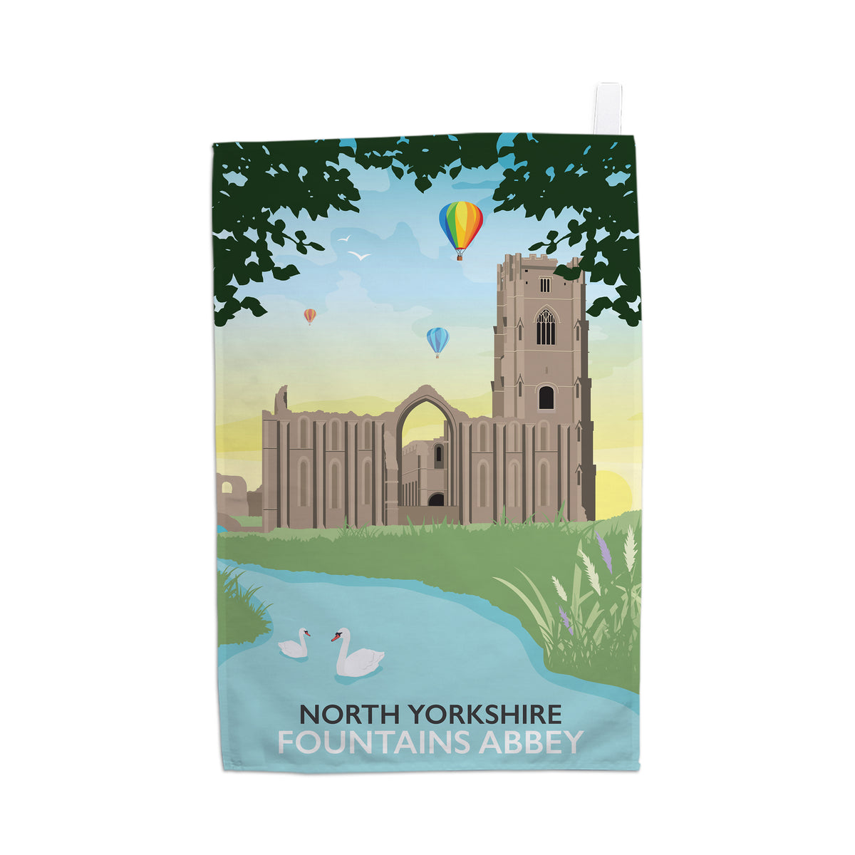 Fountains Abbey Tea Towel – Tabitha Mary
