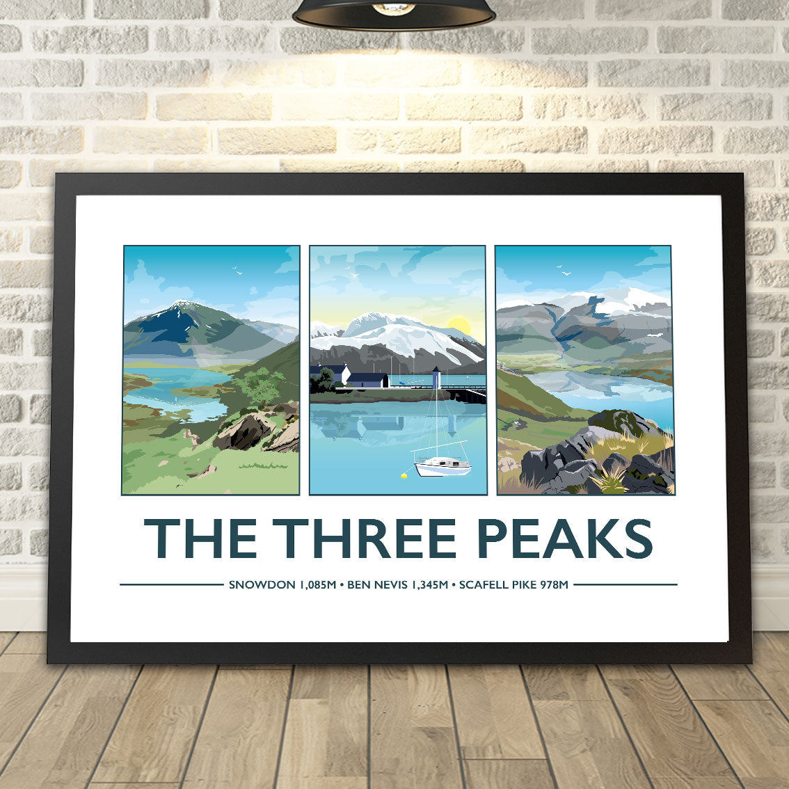 The Three Peaks Print – Tabitha Mary